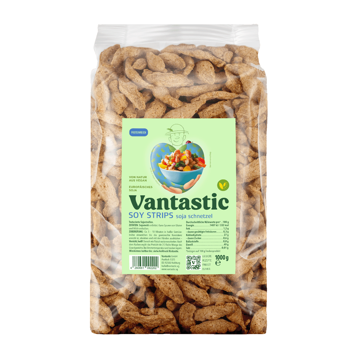 Vantastic Soy Strips, 1kg